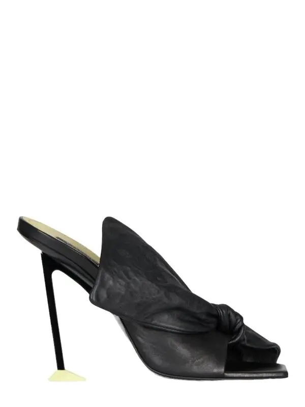 Givenchy Boudoir Bow Heeled Mules - Black