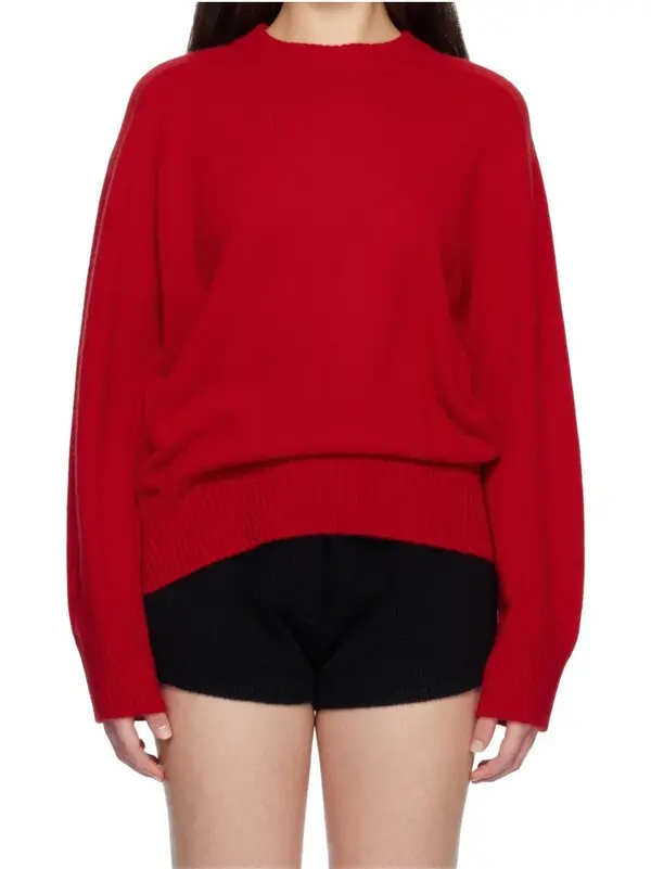 Loulou De Saison Ribbed Cashmere Sweater - Red