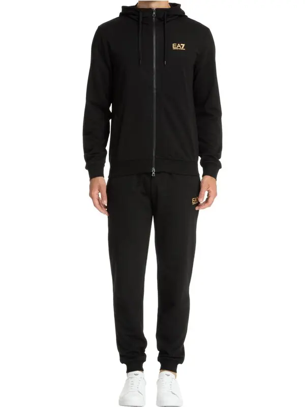 EA7 Hoded Sportswear Set - Black