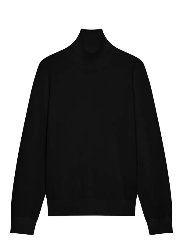 Givenchy High Neck Knitted Jumper - Black