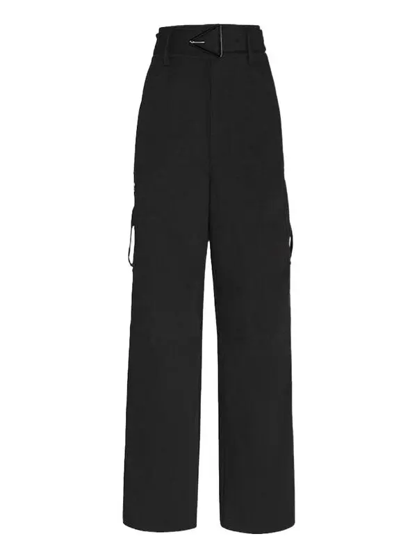 Bottega Veneta High-waist Cargo Trousers - Black