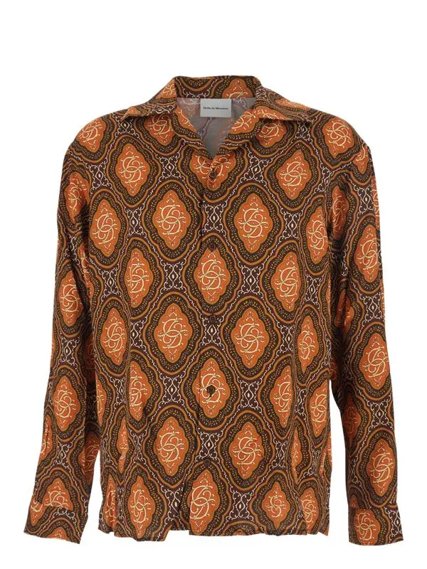 Drole De Monsieur Drôle De La Chemise Médaillon Shirt - Brown