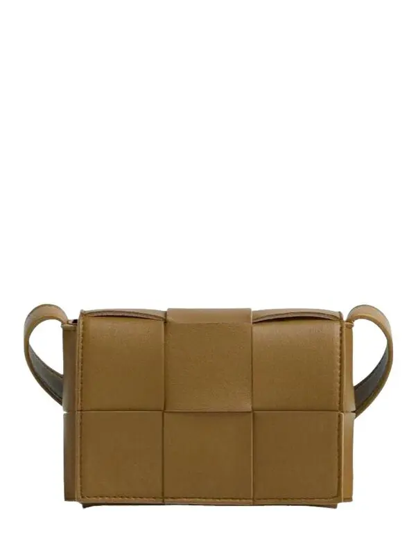 Bottega Veneta Intrecciato Leather Mini Bag - Brown