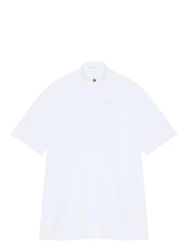 Givenchy Logo Shirt Dress - White