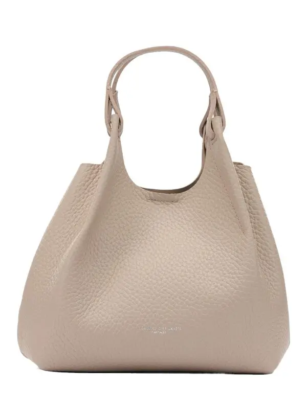 GIANNI CHIARINI Dua Logo Printed Tote Bag - Nude