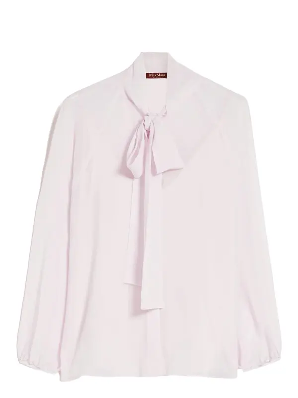 Max Mara Bow Detail Blouse - Pink