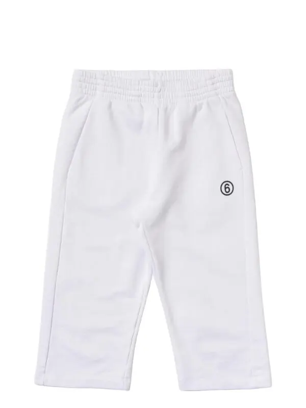MAISON MARGIELA Cotton Logo-print Track Pants - White