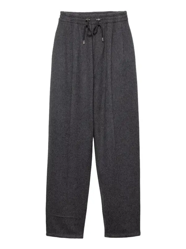Prada Triangle Patch Drawstring Pants - Slate Ash