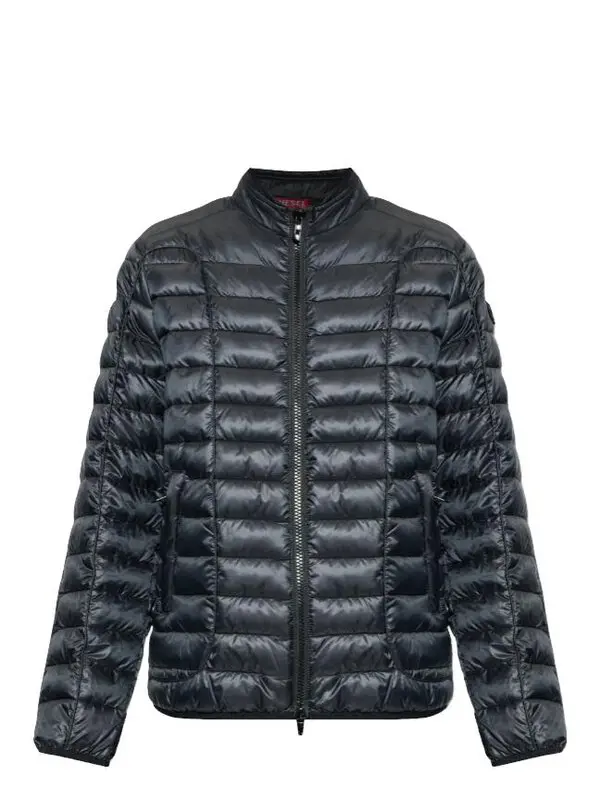 DIESEL® Quilted Zip Jacket - Black