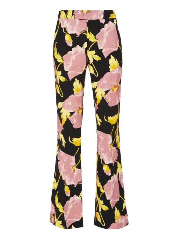 La DoubleJ Saturday Night Floral Print Trousers - Multicolor