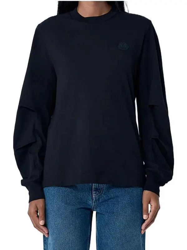 Moncler Long Sleeve Sweatshirt - Black