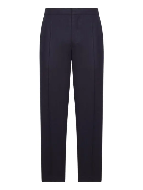 Zegna Pleated Tailored Trousers - Black