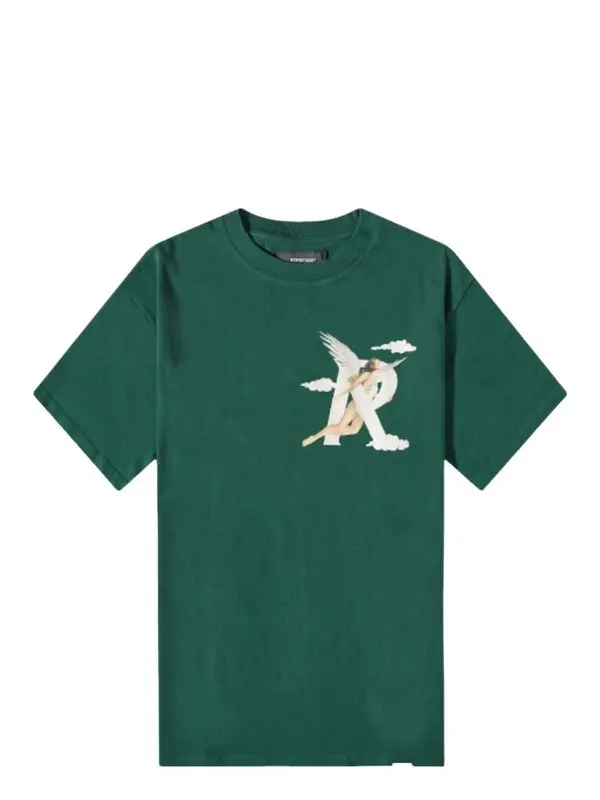 REPRESENT Storms In Heaven-print T-shirt - Green
