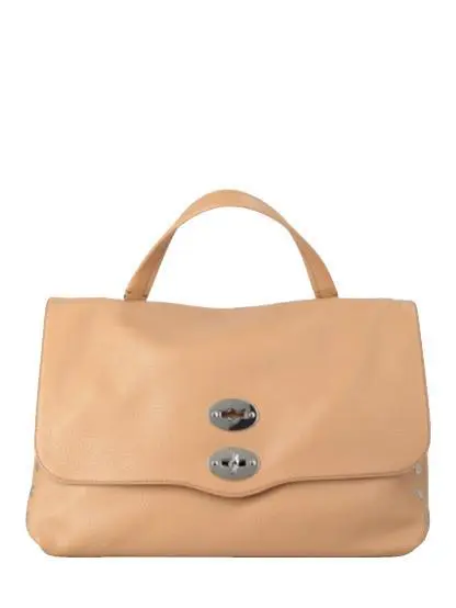 ZANELLATO Logo Shoulder Bag - Nude