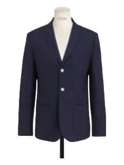 Dior Tailored Lapel Blazer - Blue