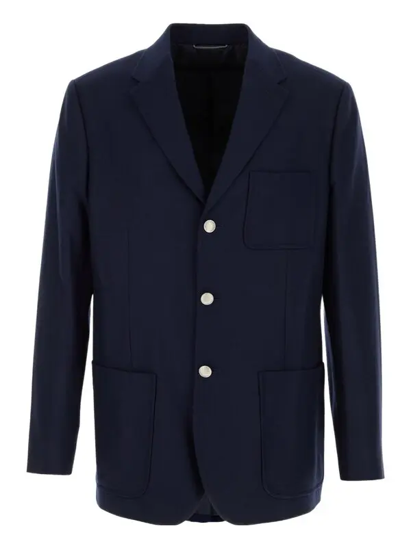 Dior Tailored Lapel Blazer - Blue
