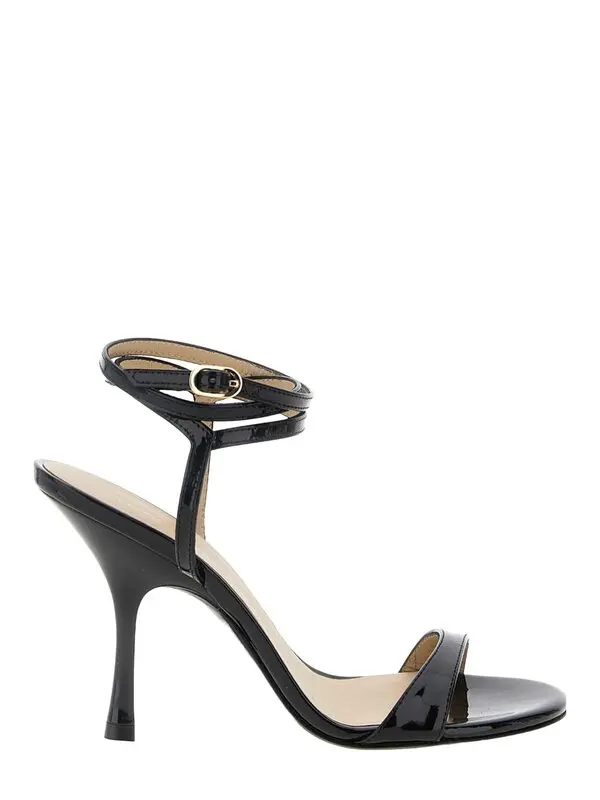 STUART WEITZMAN Nudist Wrap Sandals - Black