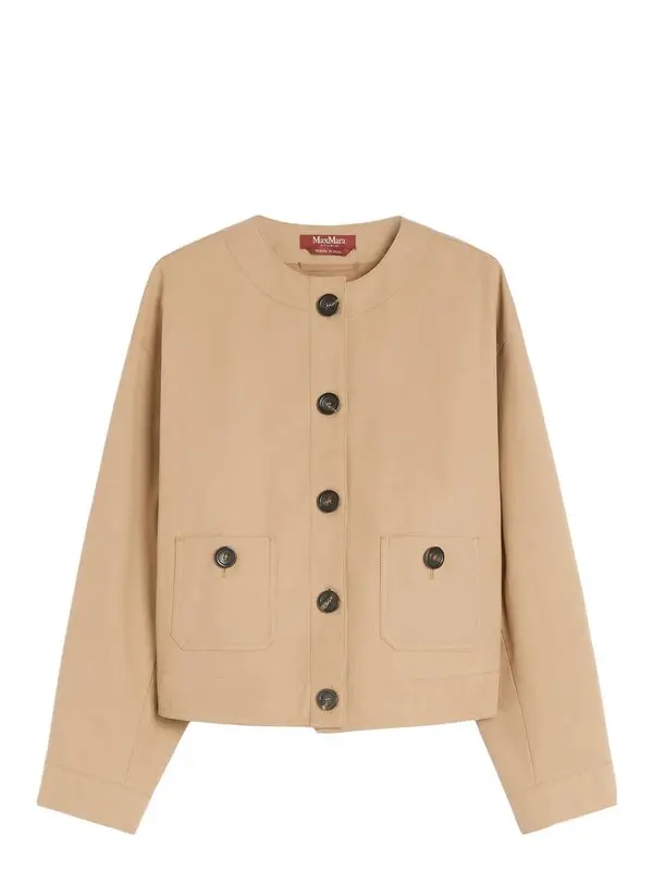 Max Mara Biavo Bomber Jacket - Camel