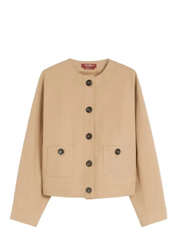 Max Mara Biavo Bomber Jacket - Camel