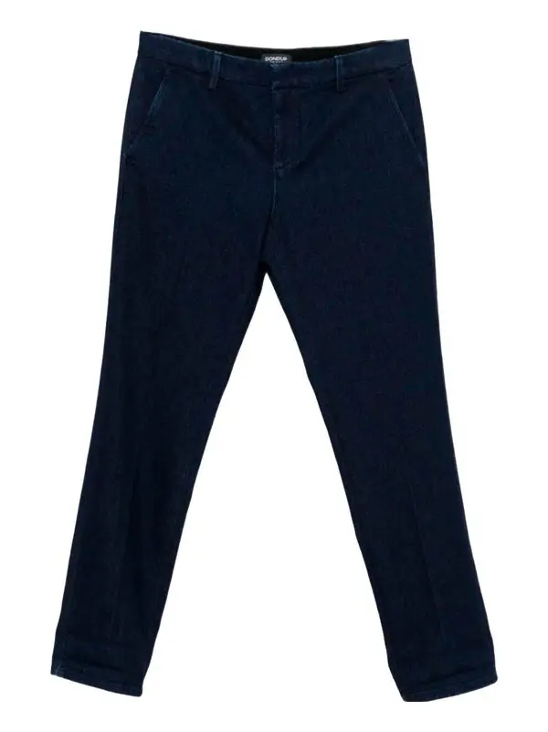 DONDUP Cotton Trousers - Black