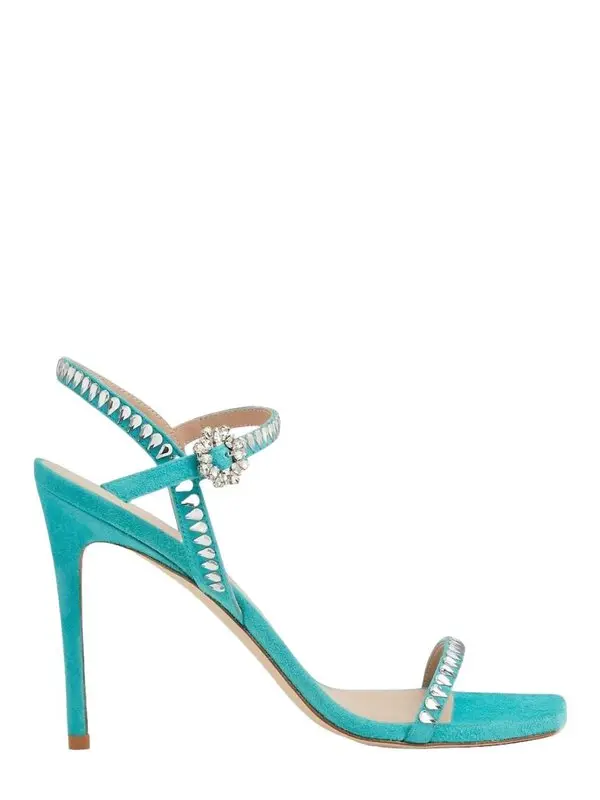 STUART WEITZMAN Gemcut 100 Lace-up Sandals - Green