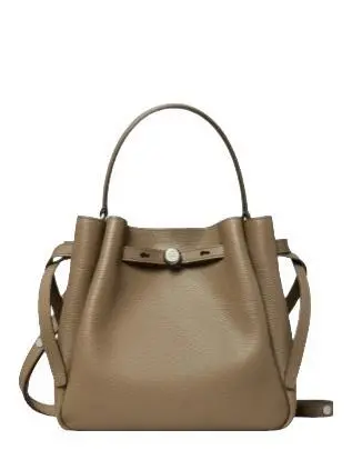 Tory Burch Romy Bucket Bag - Mushroom Ash