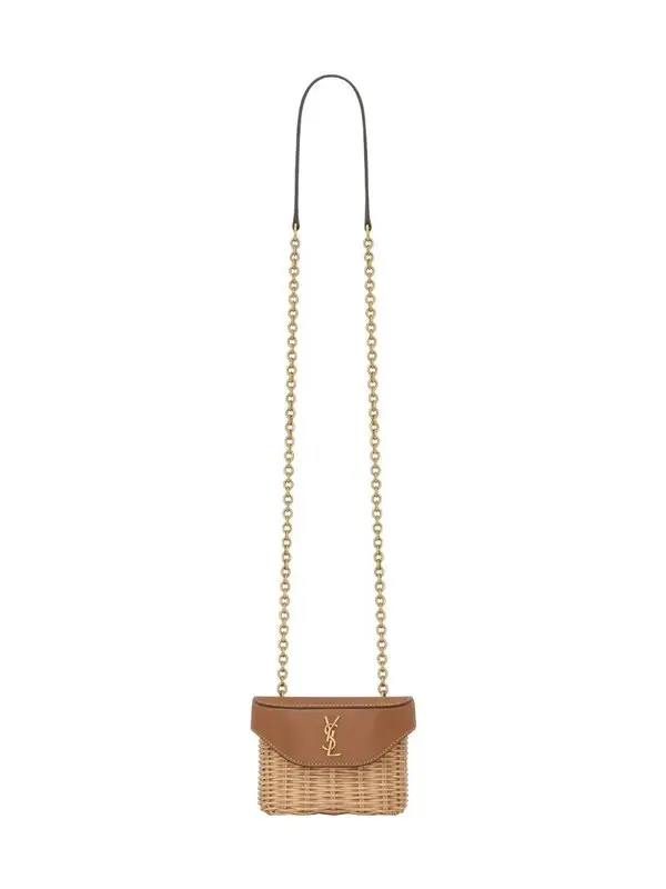 Saint Laurent June Micro Box Bag - Brown