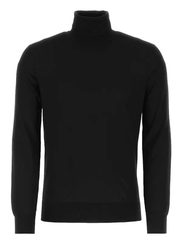 Zegna Long-sleeved Turtleneck Jumper - Black