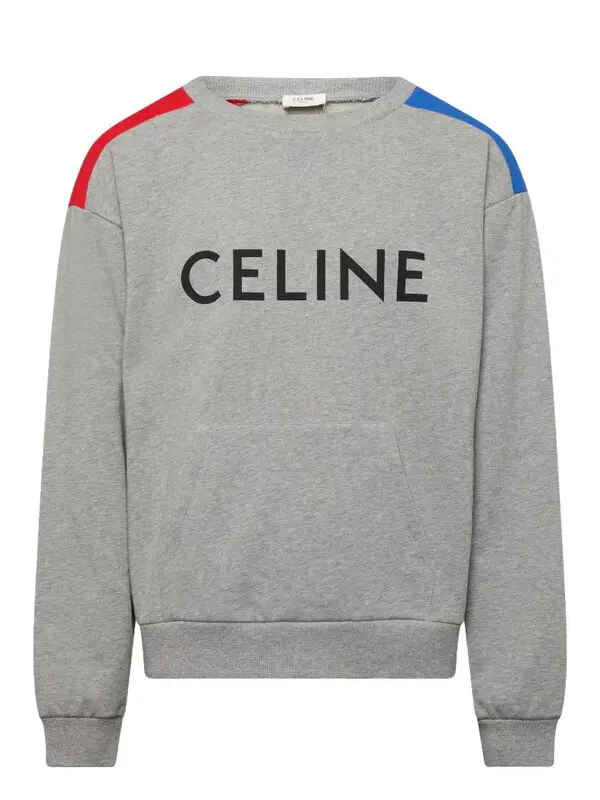 Celine Logo Sweatshirt - Gray