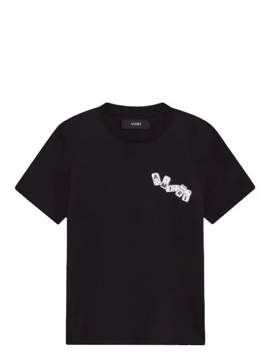 Amiri Domino Print Crewneck T-shirt - Black