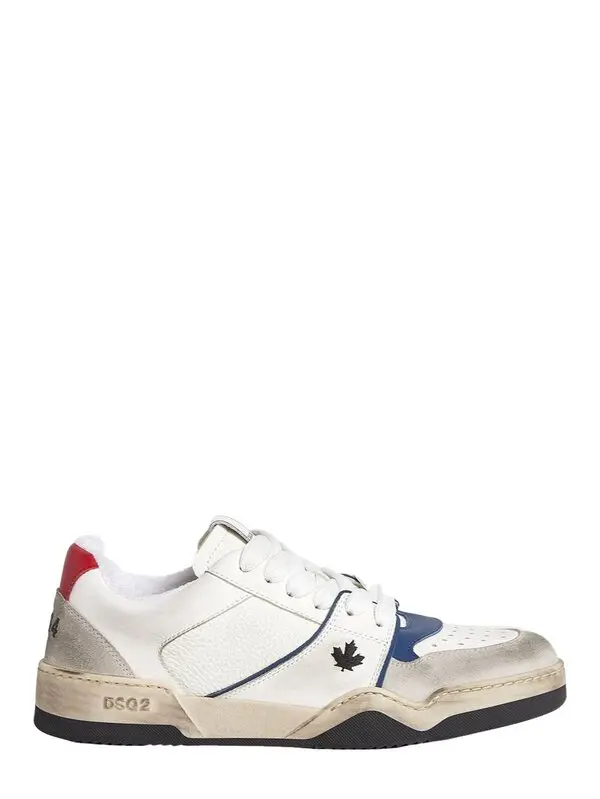 Dsquared2 Panelled Lace-up Sneakers - White