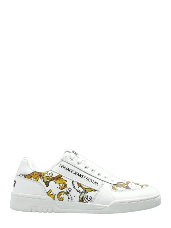 Versace Baroque Print Sneakers - White