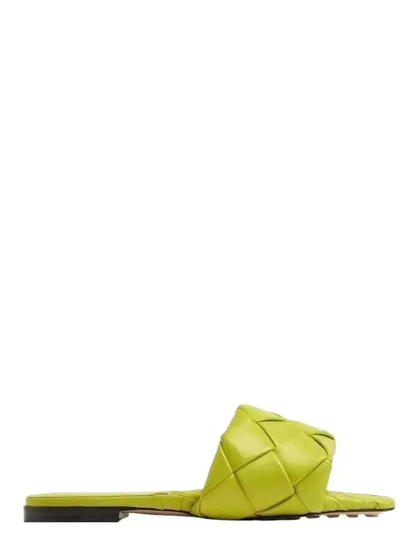 Bottega Veneta The Lido Flat Sandals - Green