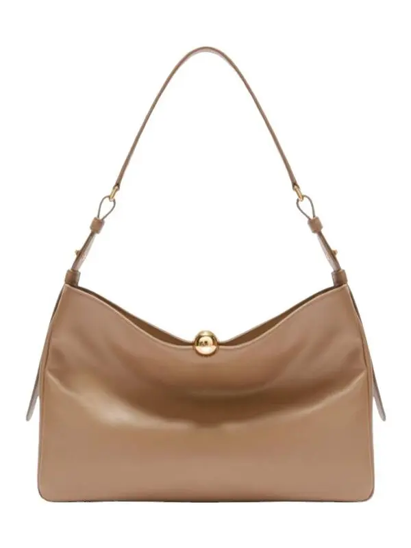 Furla Sfera Soft Large Shoulder Bag - Brown