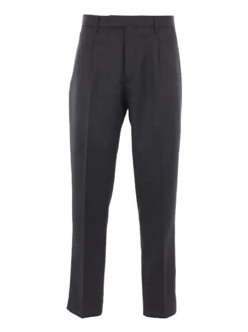 Zegna Straight Leg Trousers - Black