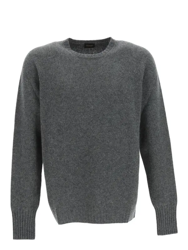 DRUMOHR Crew Neck Knit Sweater - Black