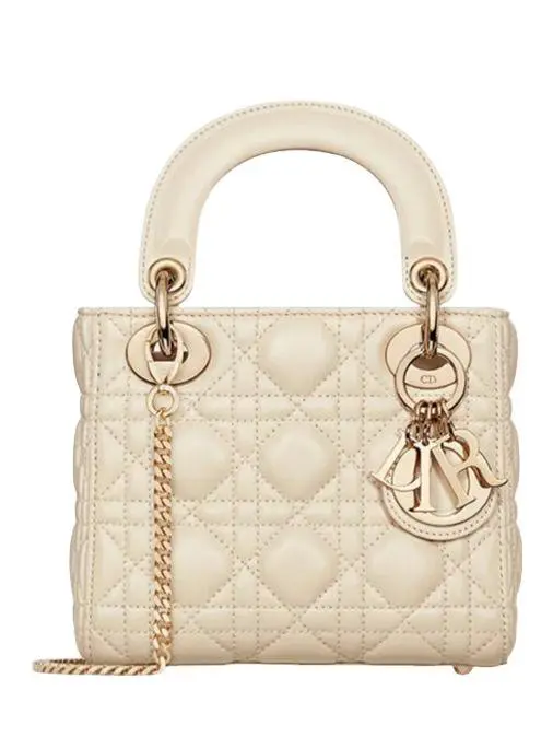Dior Mini Lady Bag - Light Beige