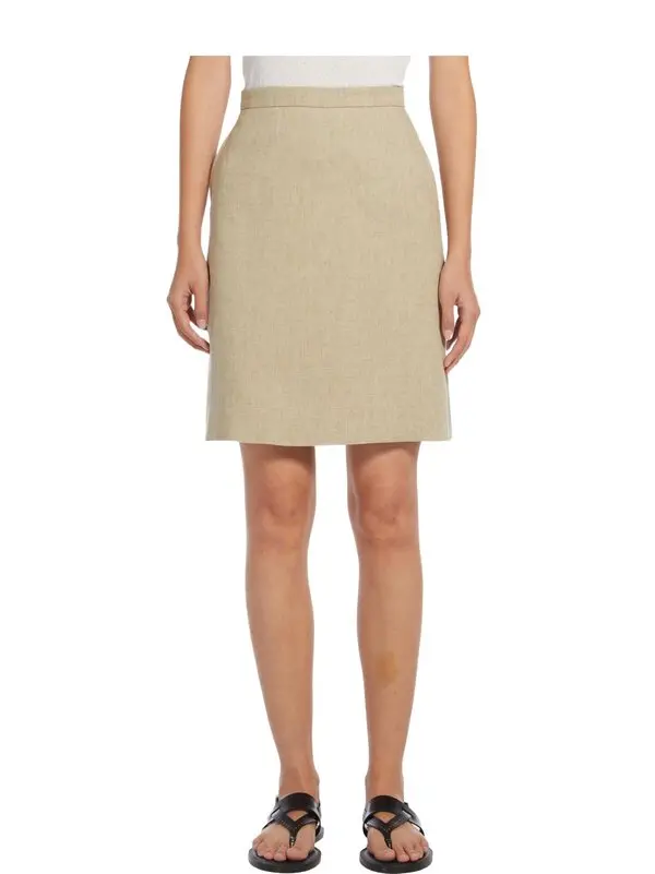 Max Mara Straight Fit Skirt - Brown