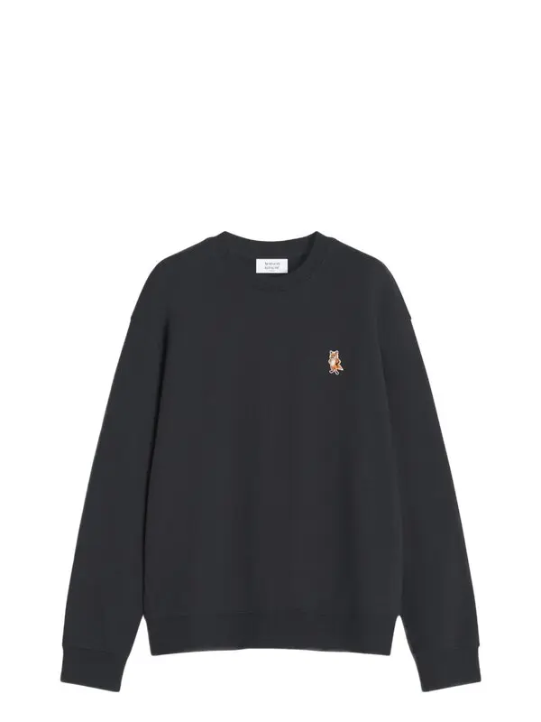 Maison Kitsuné Standing Fox Comfort Sweatshirt - Black
