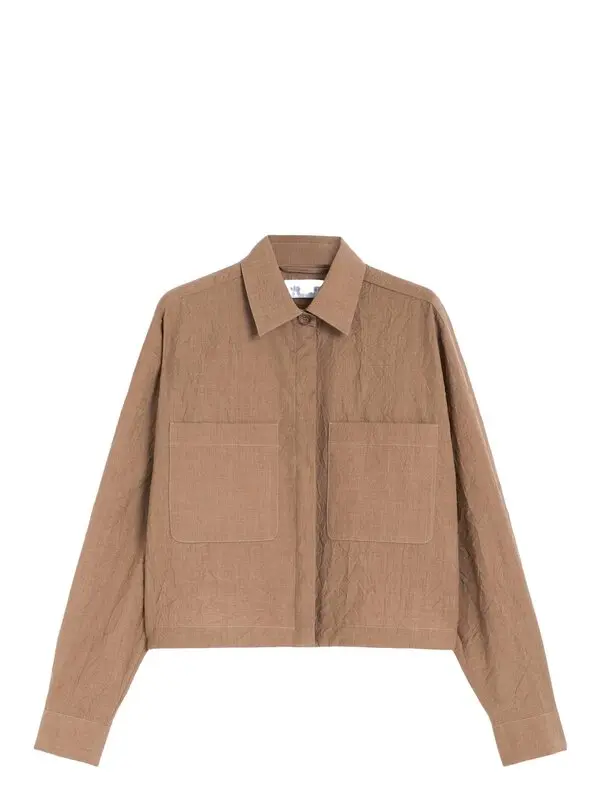 Max Mara Wool Boxy Jacket - Hazelnut Brown