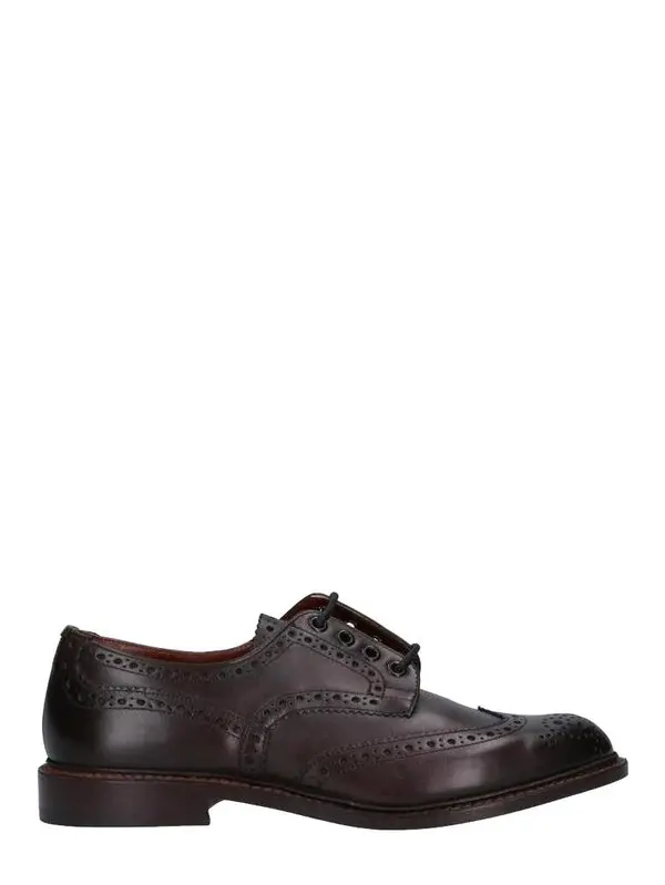 TRICKER'S Bourton Leather Lace-up Derby Shoes - Black