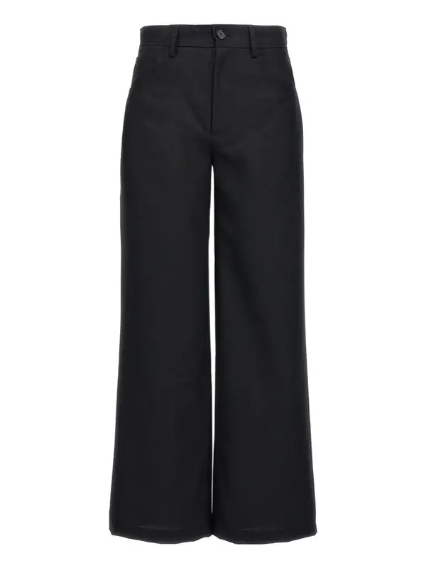 Séfr Straight Leg Trousers - Black
