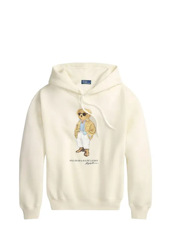 Polo Ralph Lauren Fleece Back Hoodie With Polo Bear Print - No