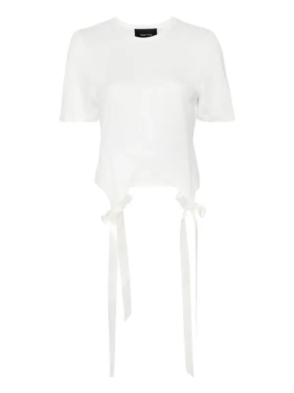 Simone Rocha Bow Detail T-shirt - White