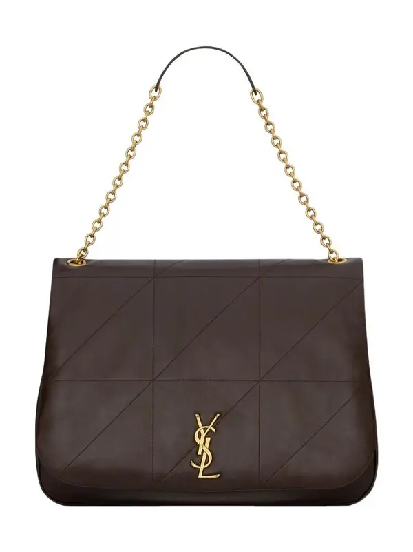 Saint Laurent Jamie 4.3 Shoulder Bag With Logo Plaque - Brown