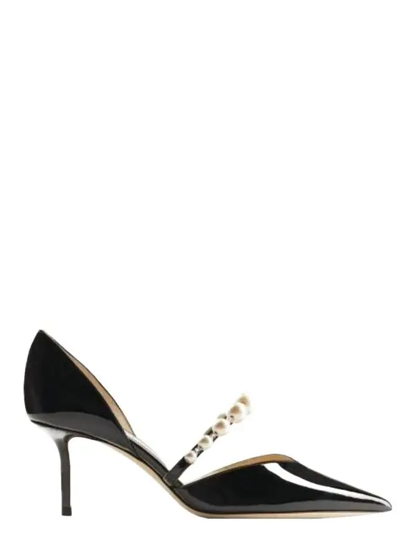 JIMMY CHOO Aurelie 65 Embellished Pumps - Black