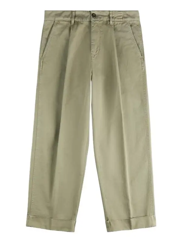 FAY Archive Loose-fit Trousers - Green