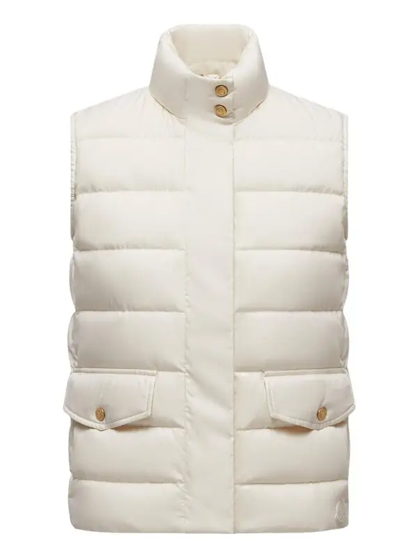 Moncler Besset Down Vest - Ivory White