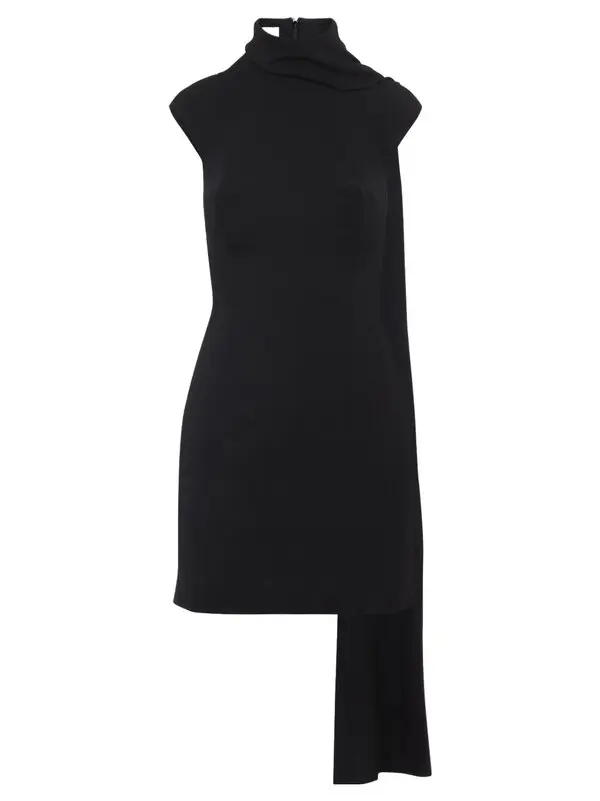 JEAN PAUL GAULTIER Sculptural Jersey Dress - Black