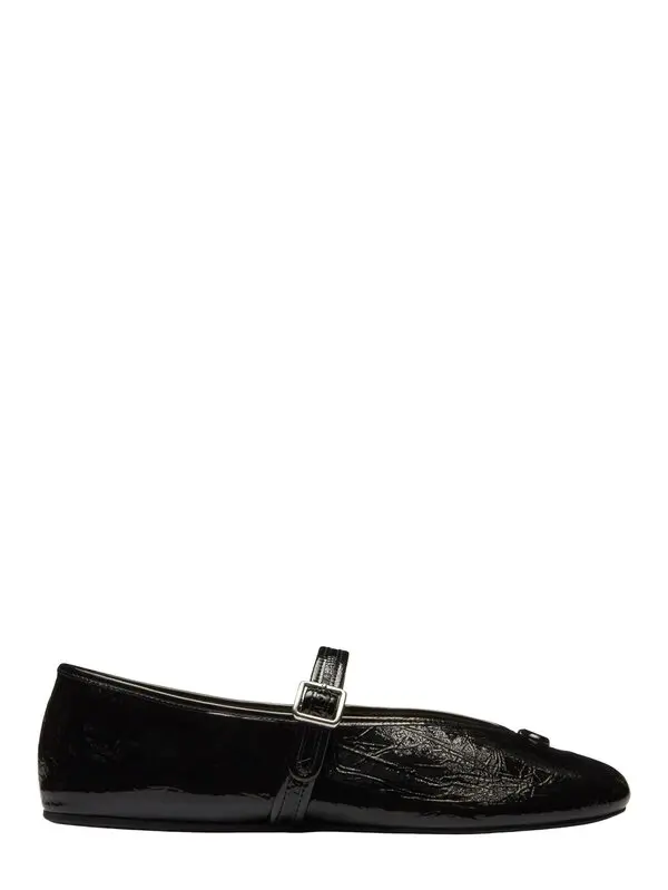 COACH Sculpted C Ballet Flats - Black